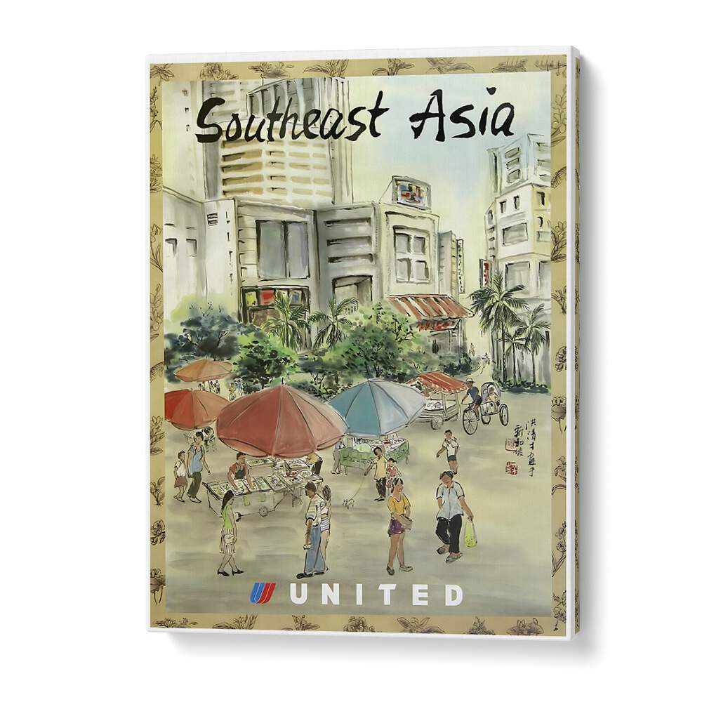 Vintage Southeast Asia Travel Posters for Home Decor – Asianmonk