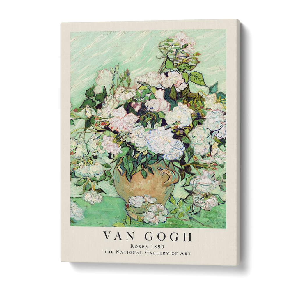 BLOOMS IN STARLIGHT: VAN GOGH'S ROSES, 1890 , VINTAGE PAINTINGS – Asianmonk
