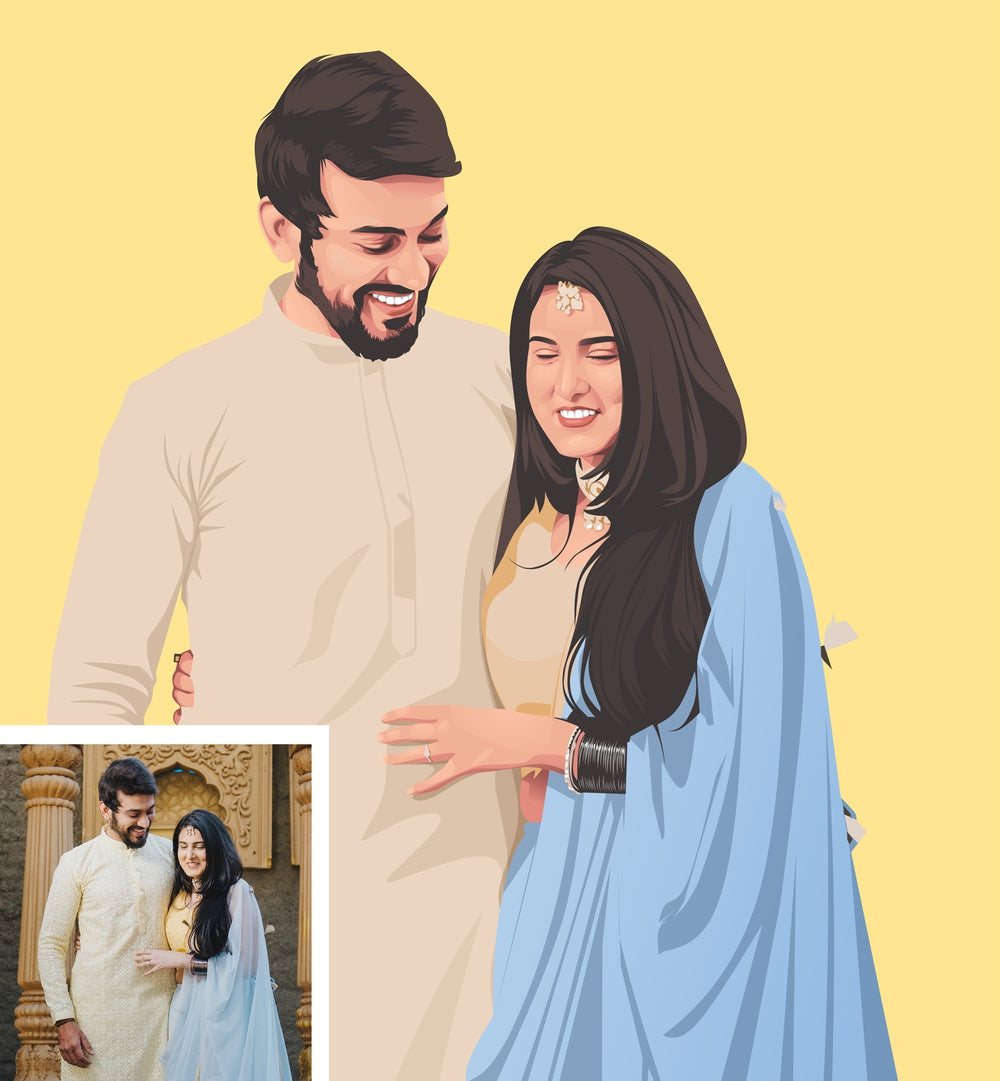 Custom Cartoon Portraits - Unique Gift Art Prints – Asianmonk