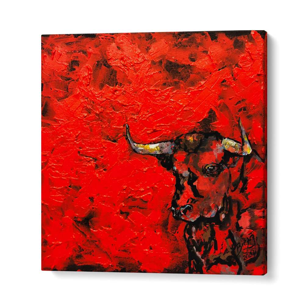 RED BULL TANGO , ANIMAL PAINTINGS – Asianmonk