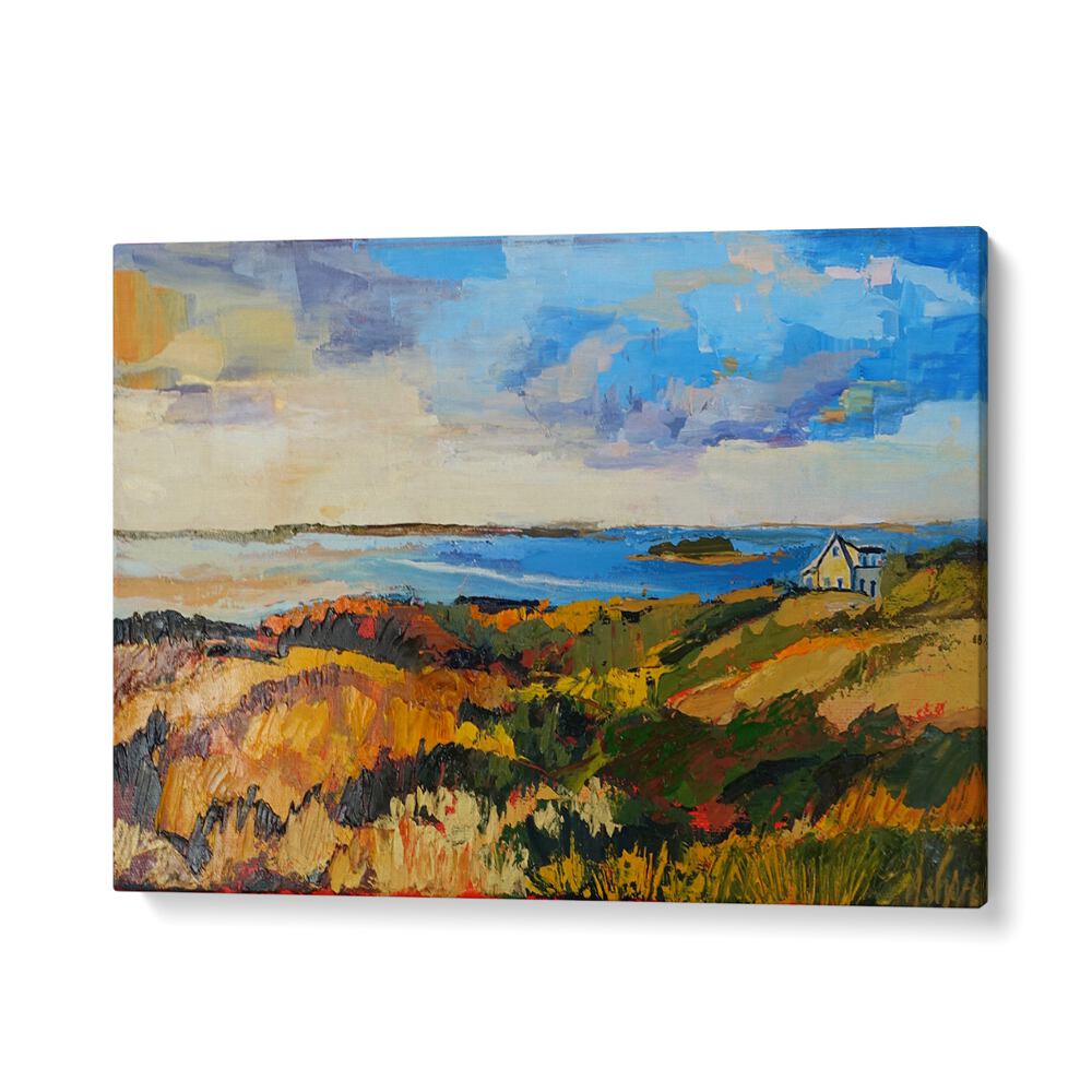 Cape Cod Vista Landscape Paintings Coastal Wall Art – Asianmonk