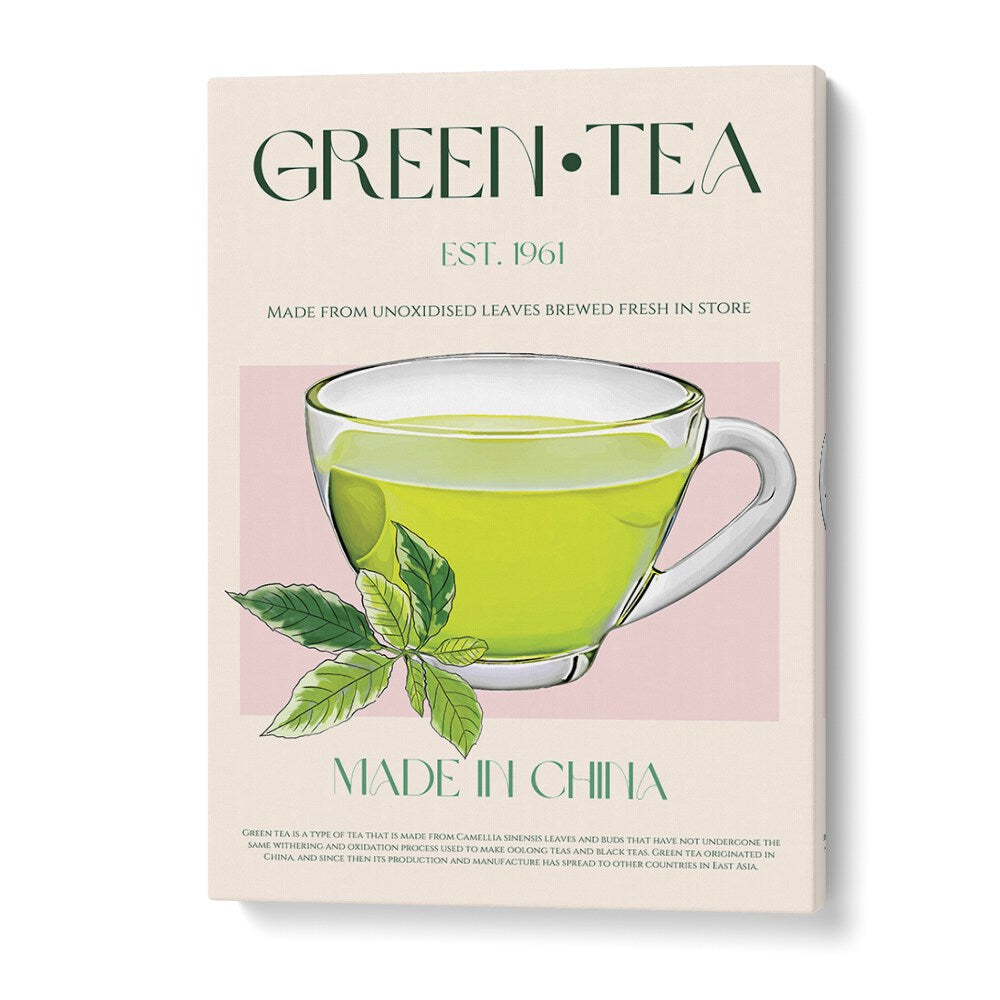 Green Tea Art Print for Home and Workspace Decor – Asianmonk