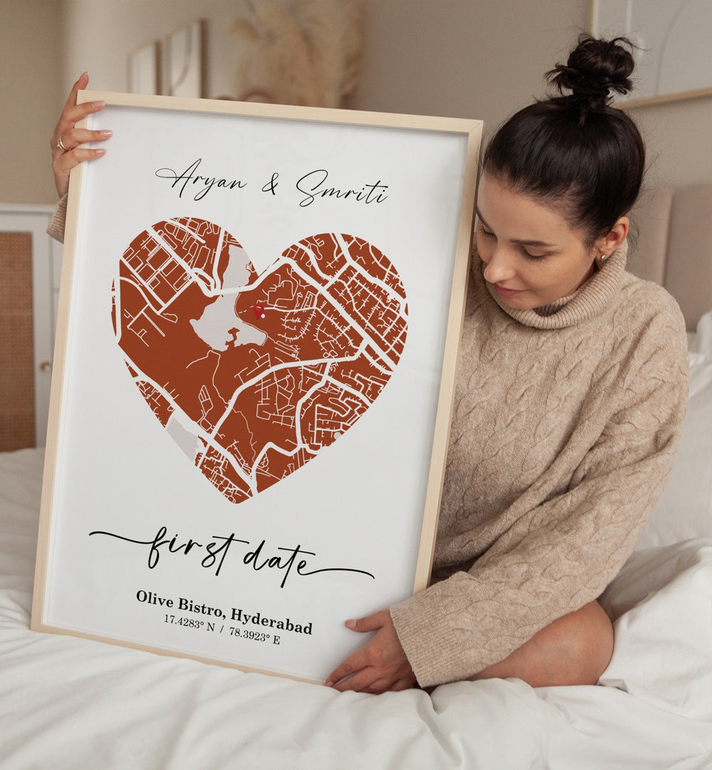 Love Map Paintings - Unique Art for Couples – Asianmonk