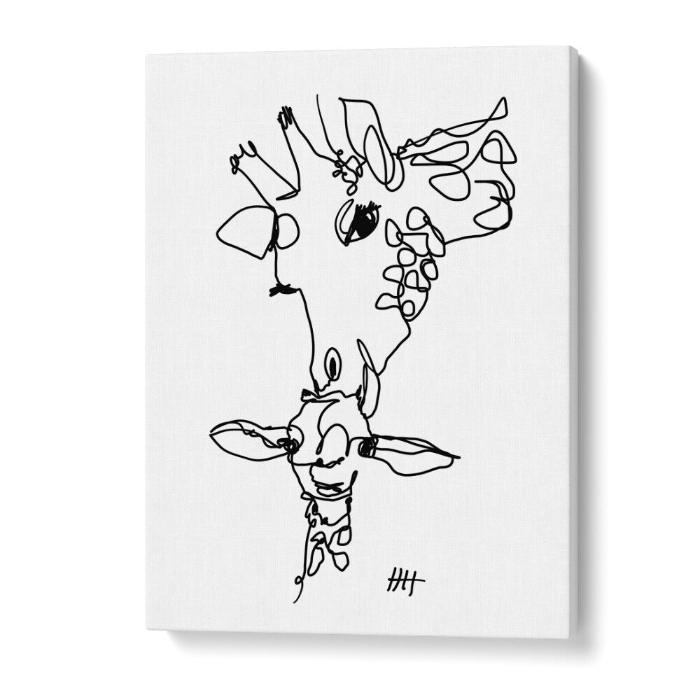 LONG NECKS , LINE ART PAINTINGS – Asianmonk