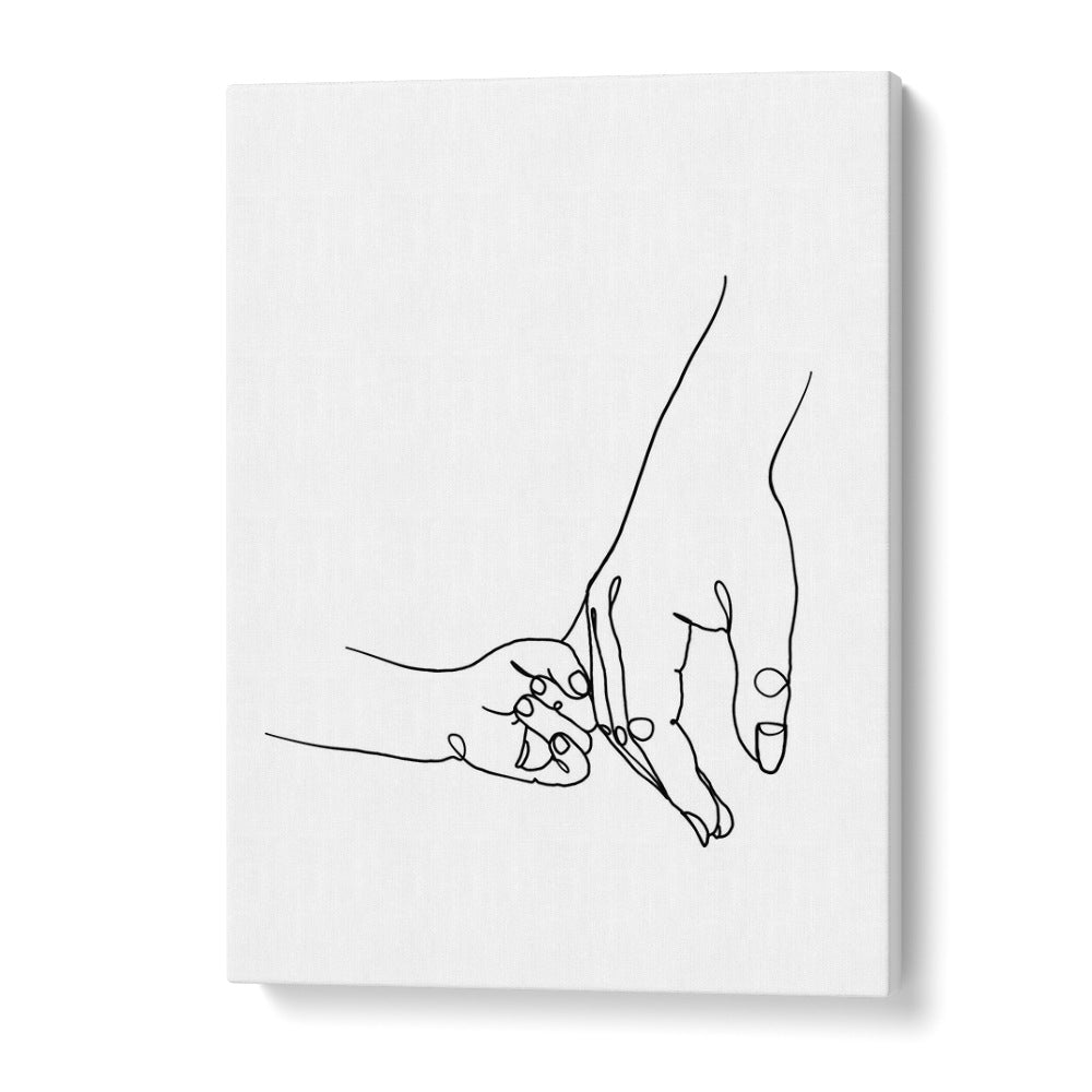 MOTHER AND DAUGHTER , LINE ART PAINTINGS – Asianmonk