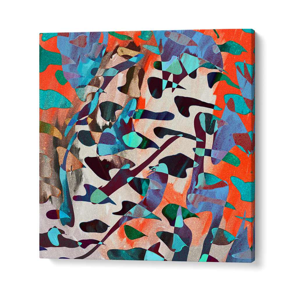 Eight Of Spades Abstract Painting For Modern Decor – Asianmonk