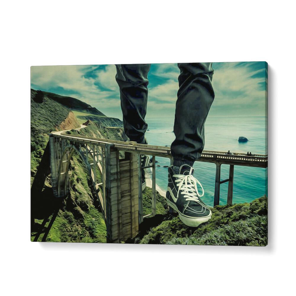 Walking Over Bridges Surreal Art Prints Collection – Asianmonk