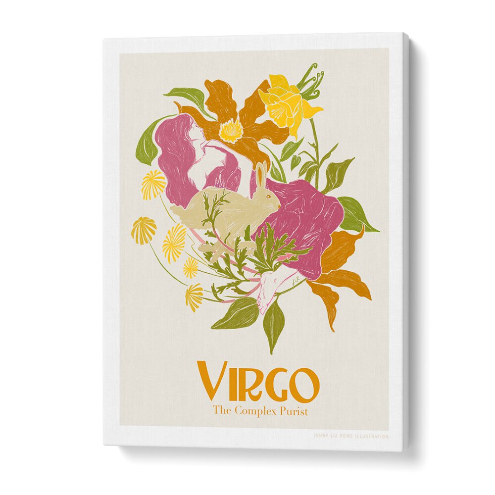 Virgo I Zodiac and Tarot Posters for Astrology Art – Asianmonk